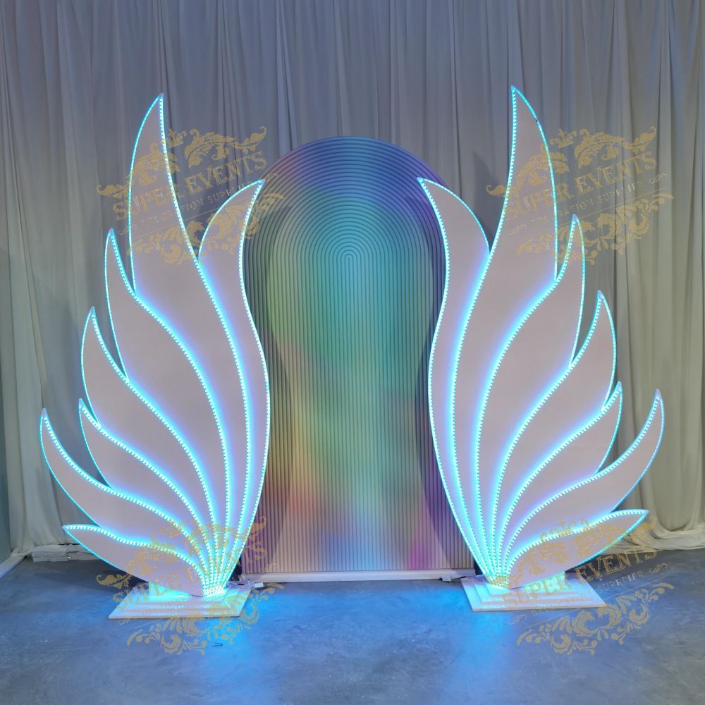 PVC Event Party Wedding Square Stage Decor Backdrop - White ...