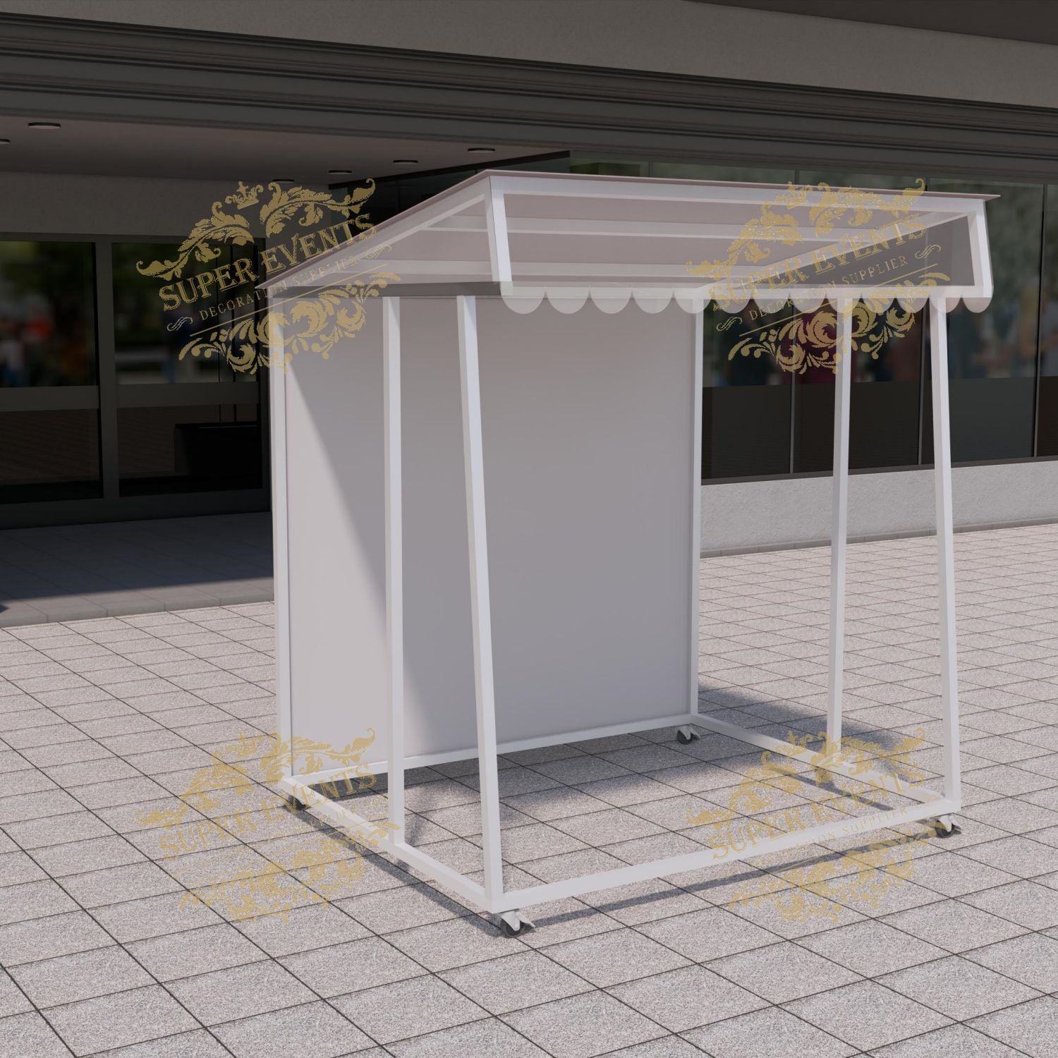 Mobile Trade Show Promotion Kiosk Booth Tent with Wheels - Custom Colo ...