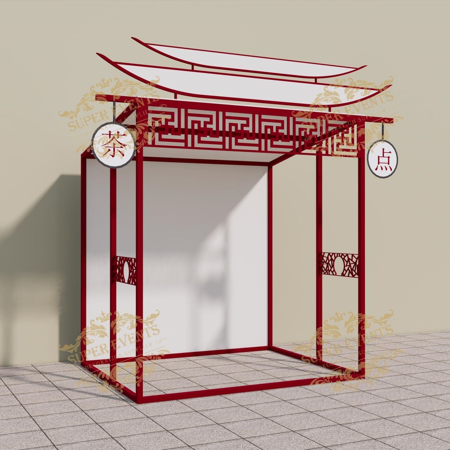 Mobile Trade Show Promotion Kiosk Booth Tent with Wheels - Custom Colo ...