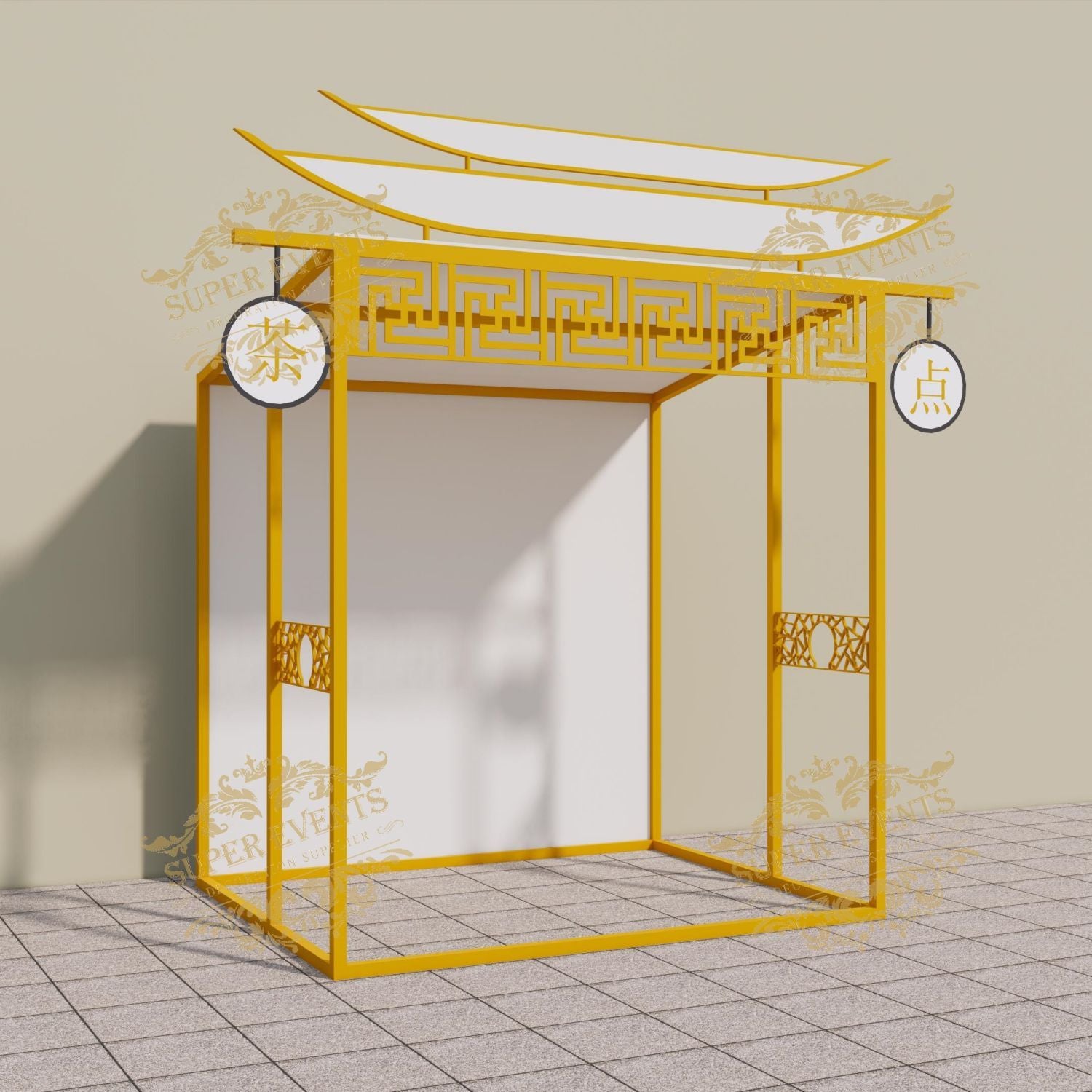 Mobile Trade Show Promotion Kiosk Booth Tent with Wheels - Custom Colo ...