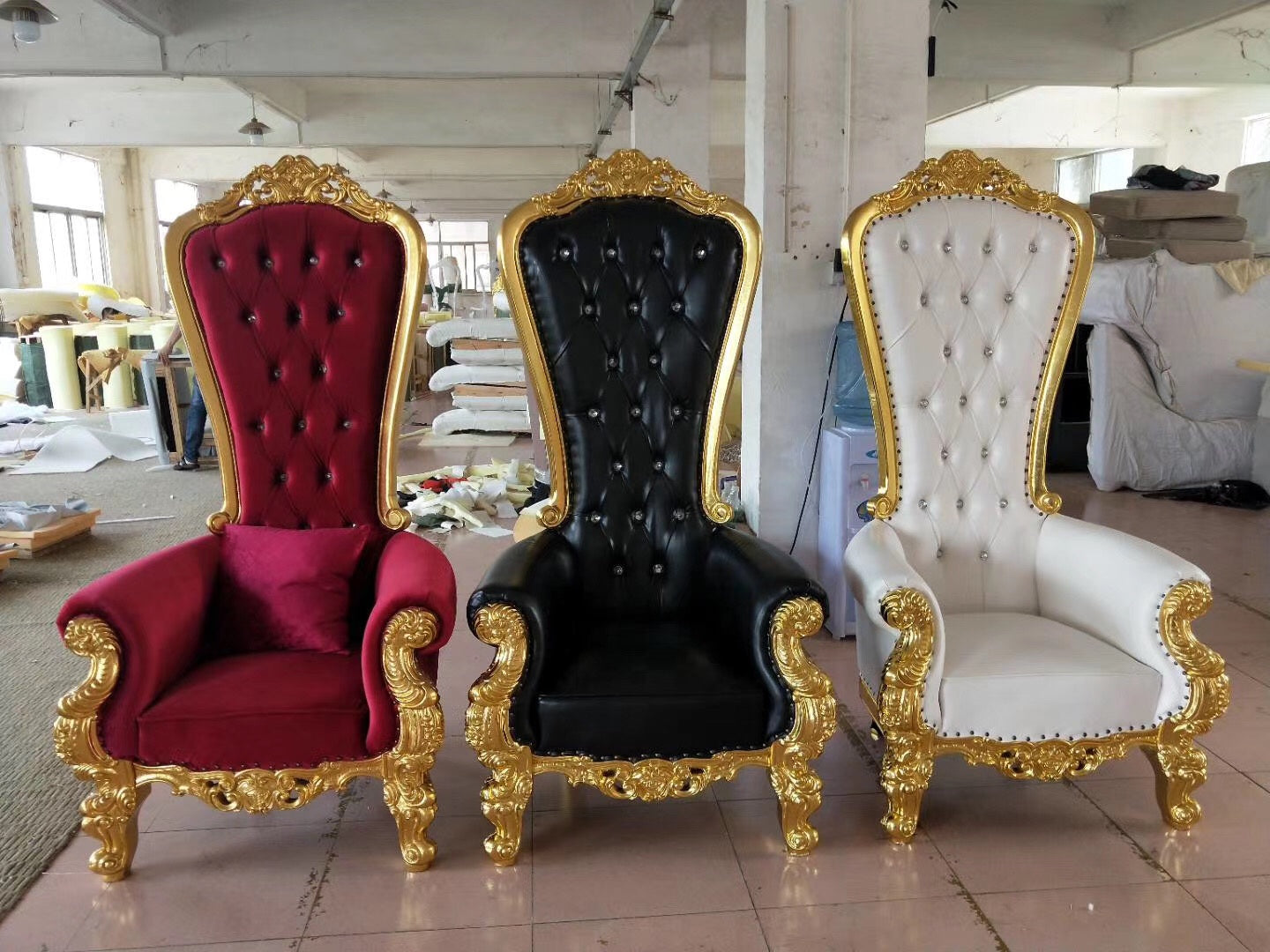Royal Chairs Luxury Wedding King Throne Chairs for Events – Supereventdecor