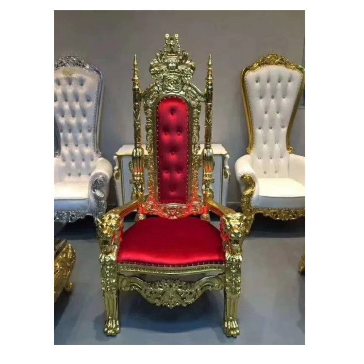 Royal Chairs Luxury Wedding King Throne Chairs for Events – Supereventdecor