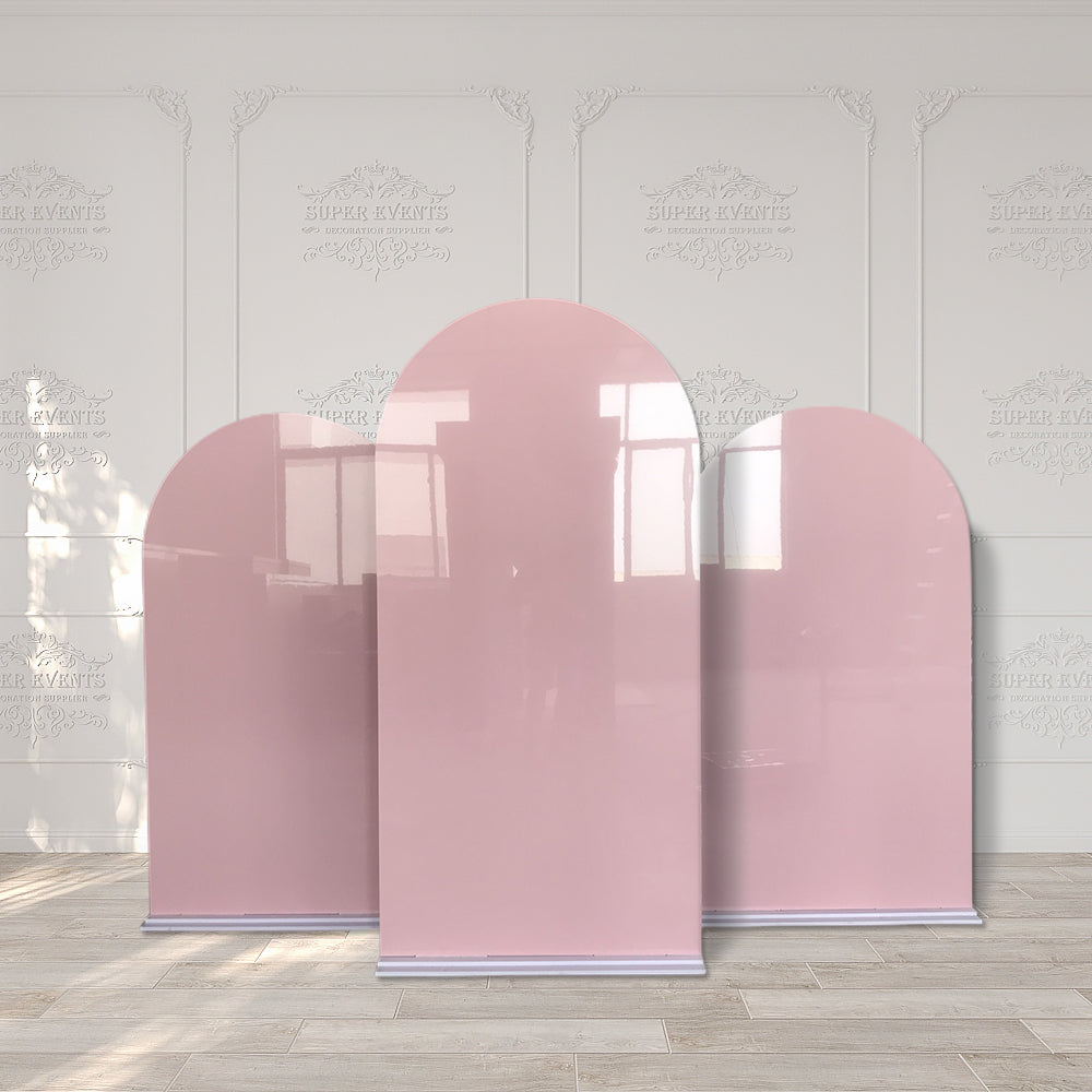 Acrylic Arched Chiara Backdrop Set - Pink – Supereventdecor