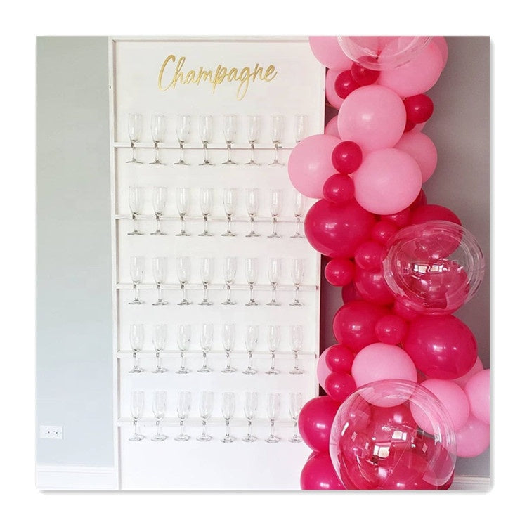 PVC Champagne Display Wall Shelf - White – Supereventdecor
